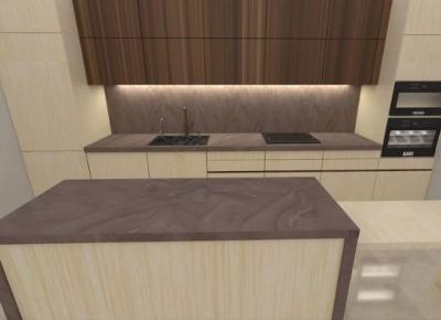 Corian Cocoa Prima placa Solid Surface